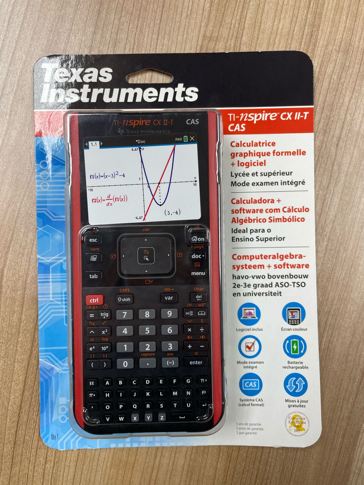 Calculadora Grafica Texas Instruments TI-Nspire CX II-T CAS – calcularTI